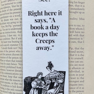 Snarky Laminated Bookmarks: Funny Reader Gift - Etsy