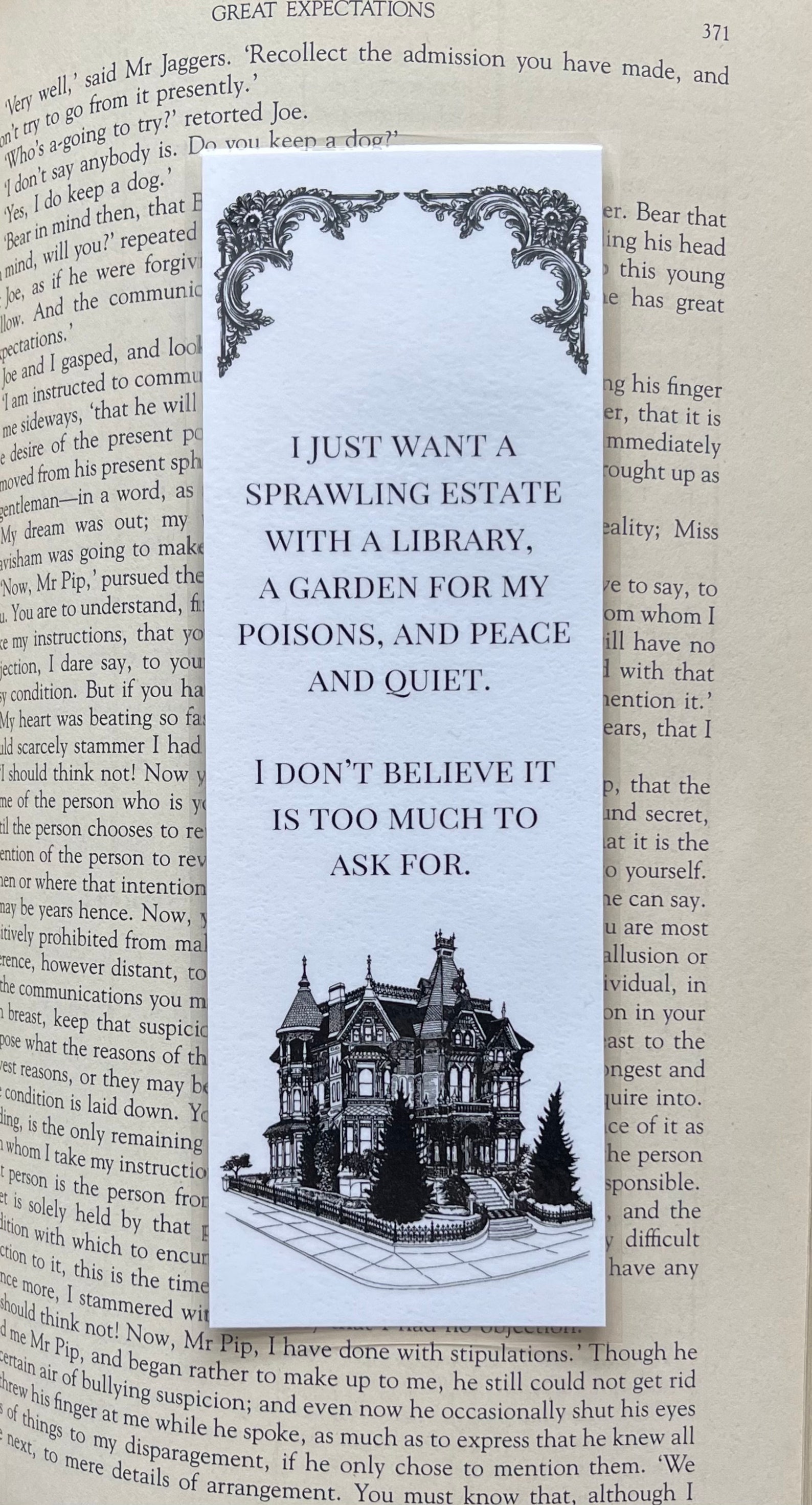 Snarky Laminated Bookmarks: Funny Reader Gift - Etsy