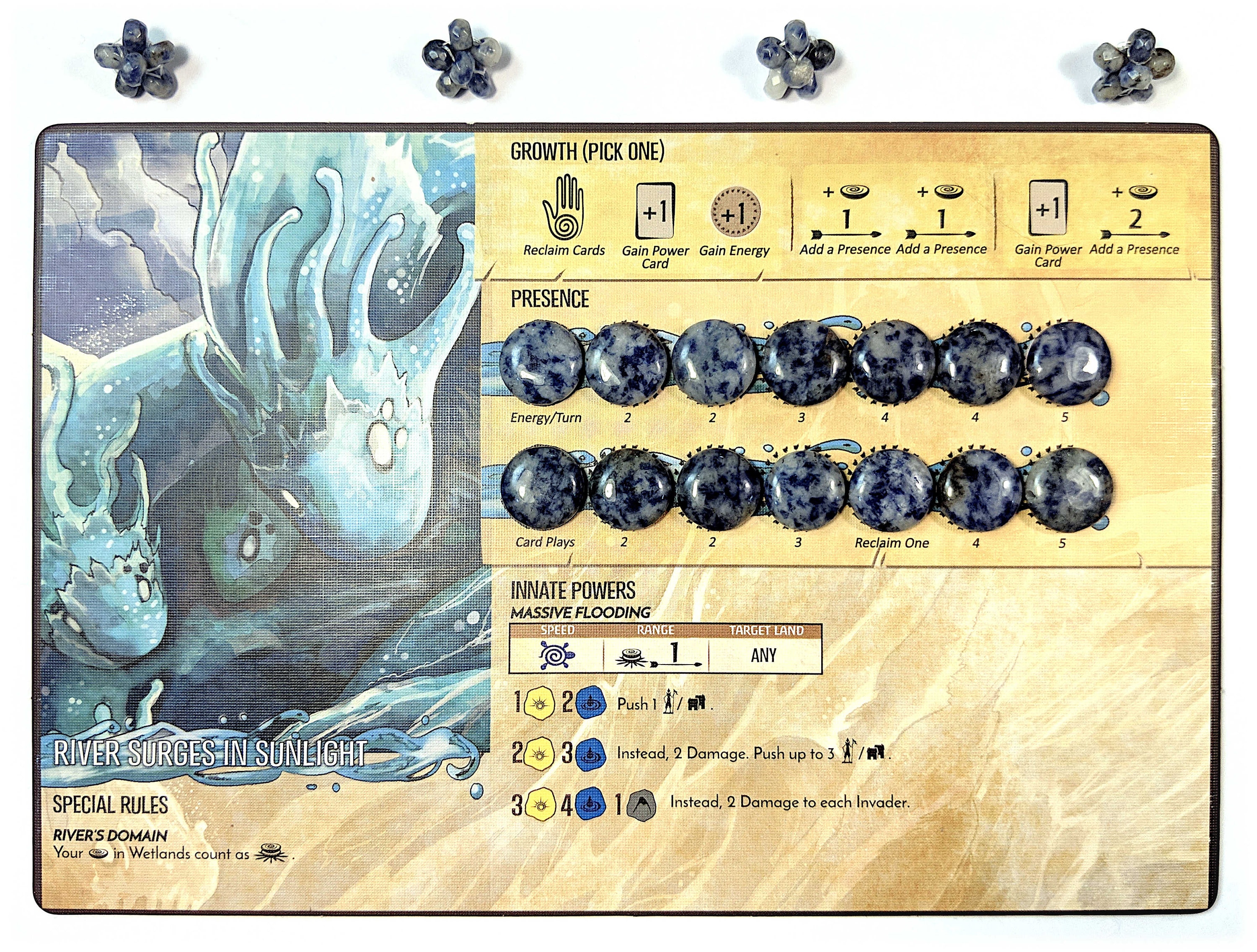 Deluxe Spirit Island Player Tokens | 4 or 6 Players | Semi-precious ...
