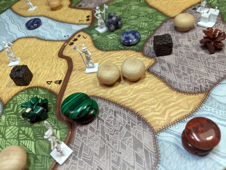 Deluxe Spirit Island Player Tokens 4 or 6 Players Semi-precious Stone ...