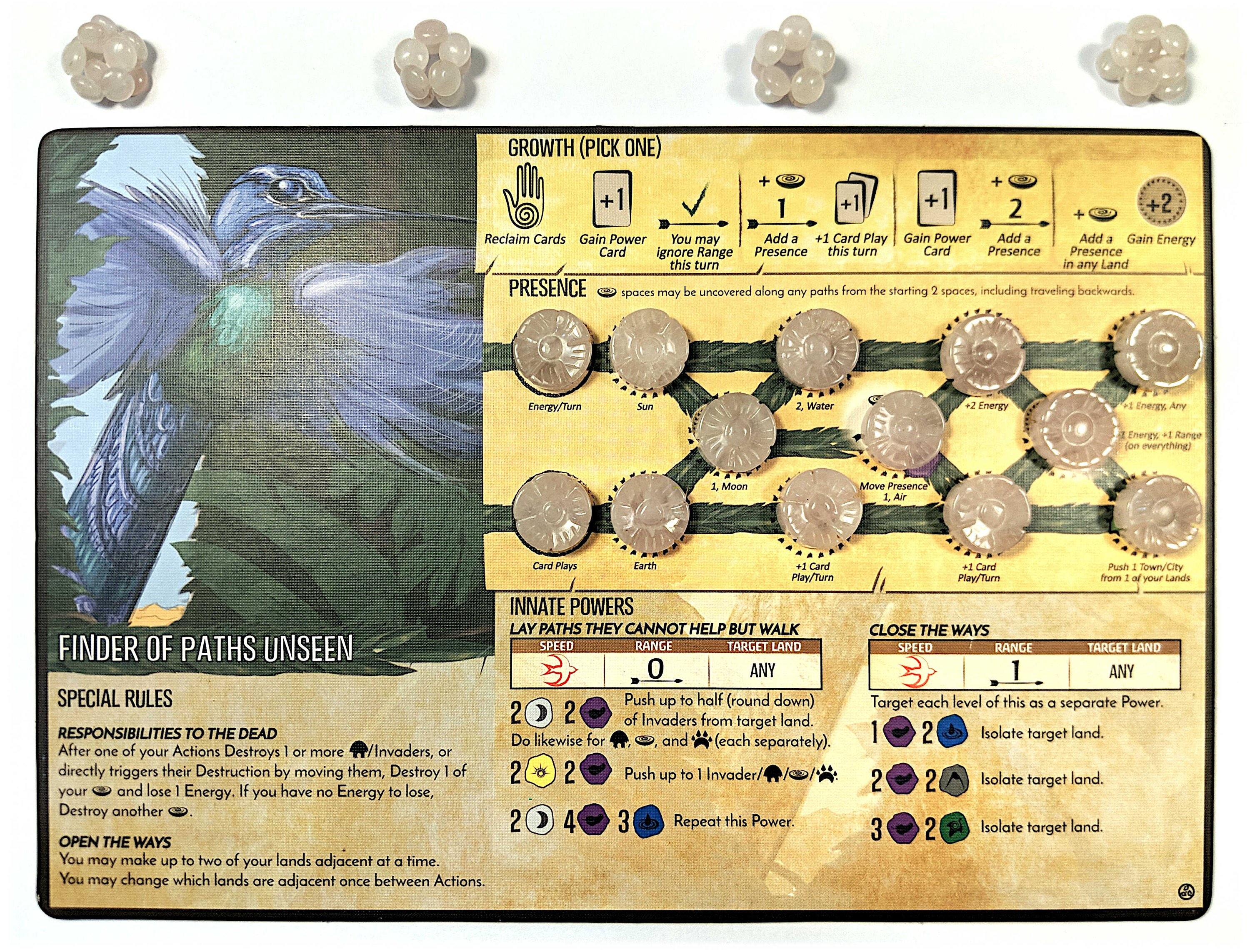 Deluxe Spirit Island Player Tokens | 4 or 6 Players | Mixed Shapes ...