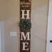 12 in Custom Outdoor Welcome Sign, Vertical Entry Sign - Etsy