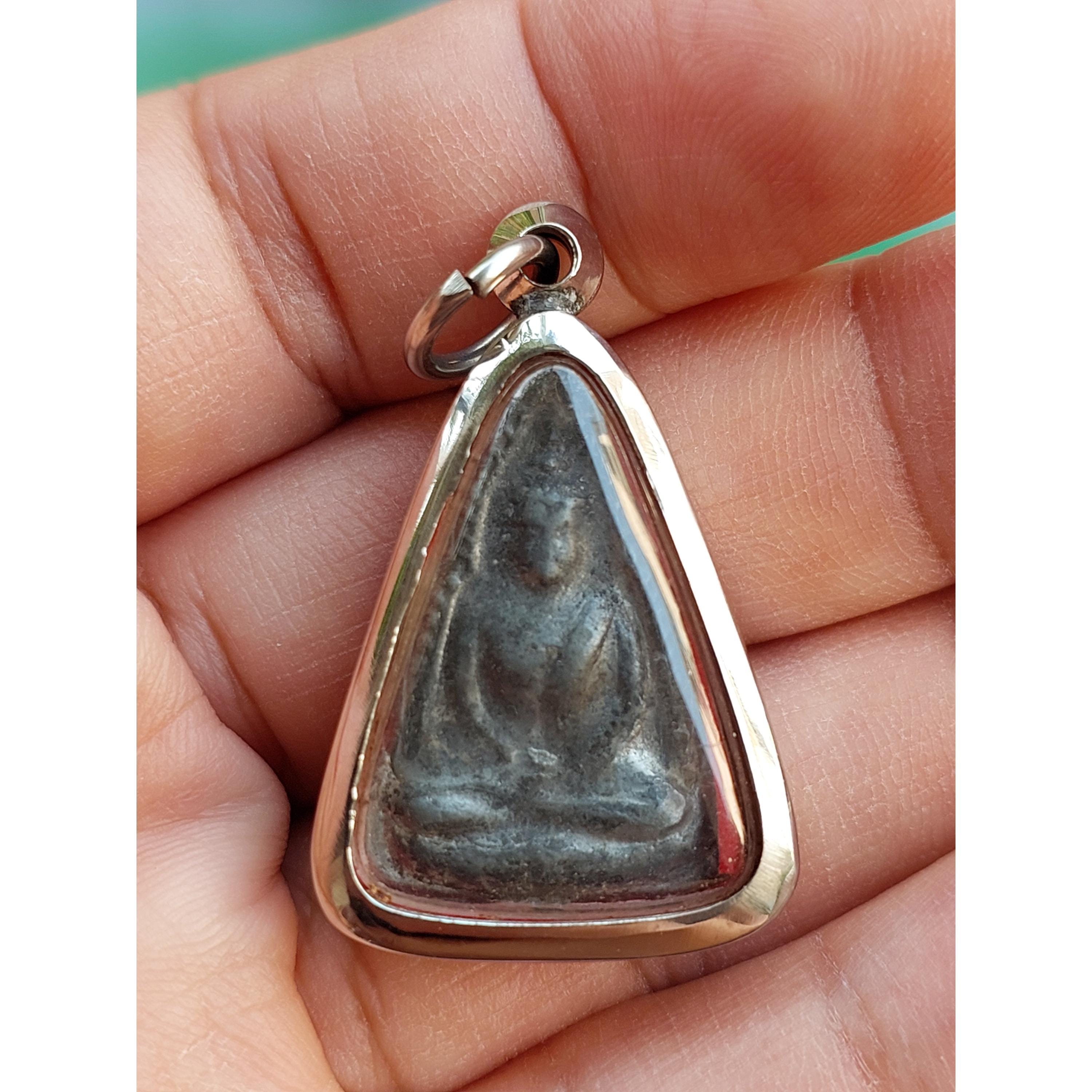 Phra Somdej Buddha Nang Phaya Thai Amulet Sak Yant Steel Stainless ...