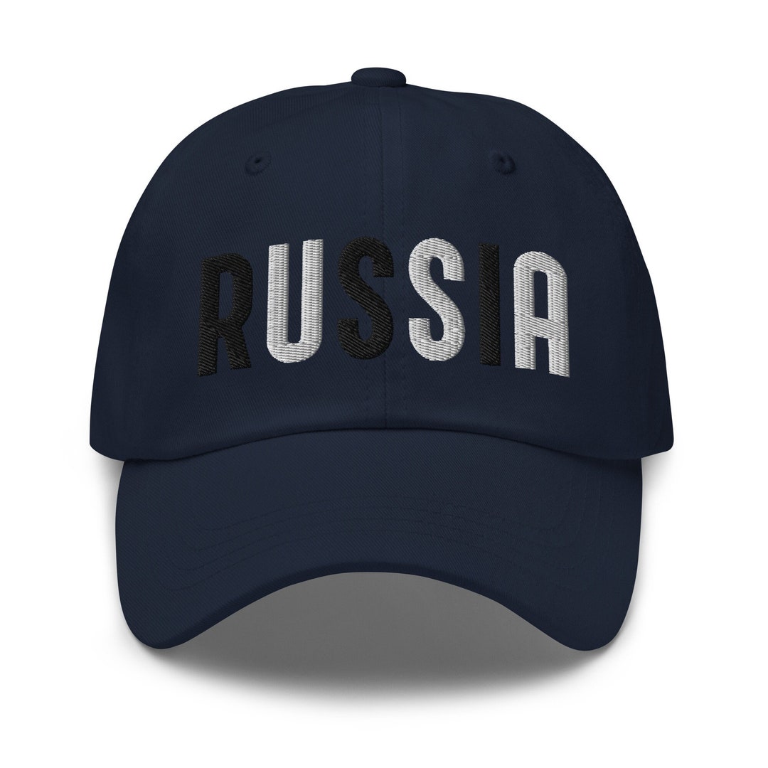 Russia/usa Embroidered Dad Hat: Dark Humor Meme Cap - Etsy