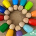 Waldorf Rainbow & Peg Doll Set 12-pack Waldorf Rainbow Montessori Baby ...