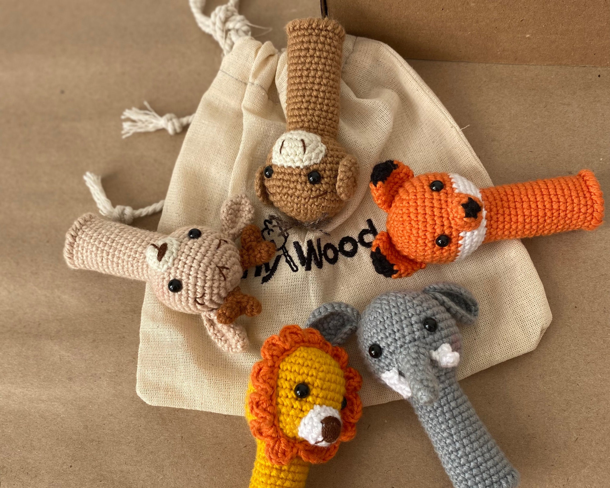 Finger Puppet for Babies, Crochet Animal Finger Puppet, Speech Therapy ...