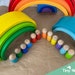 Waldorf Rainbow & Peg Doll Set 12-pack Waldorf Rainbow Montessori Baby ...