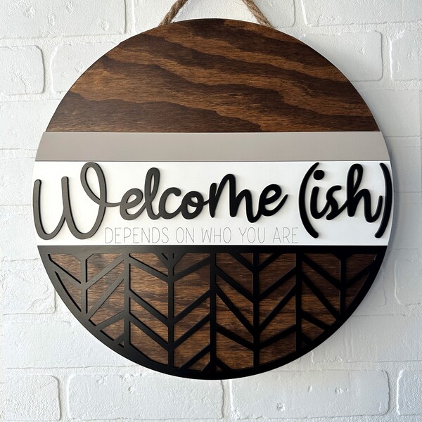 Funny Wood Round Signs - Etsy