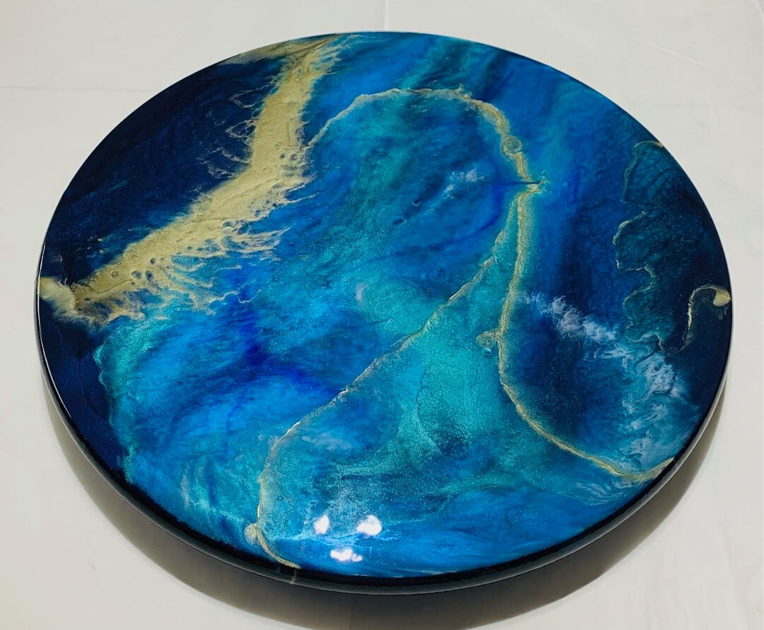 Fabulous Solid Wood 45 Cm Diameter Heat Resistant Lazy Susan - Etsy