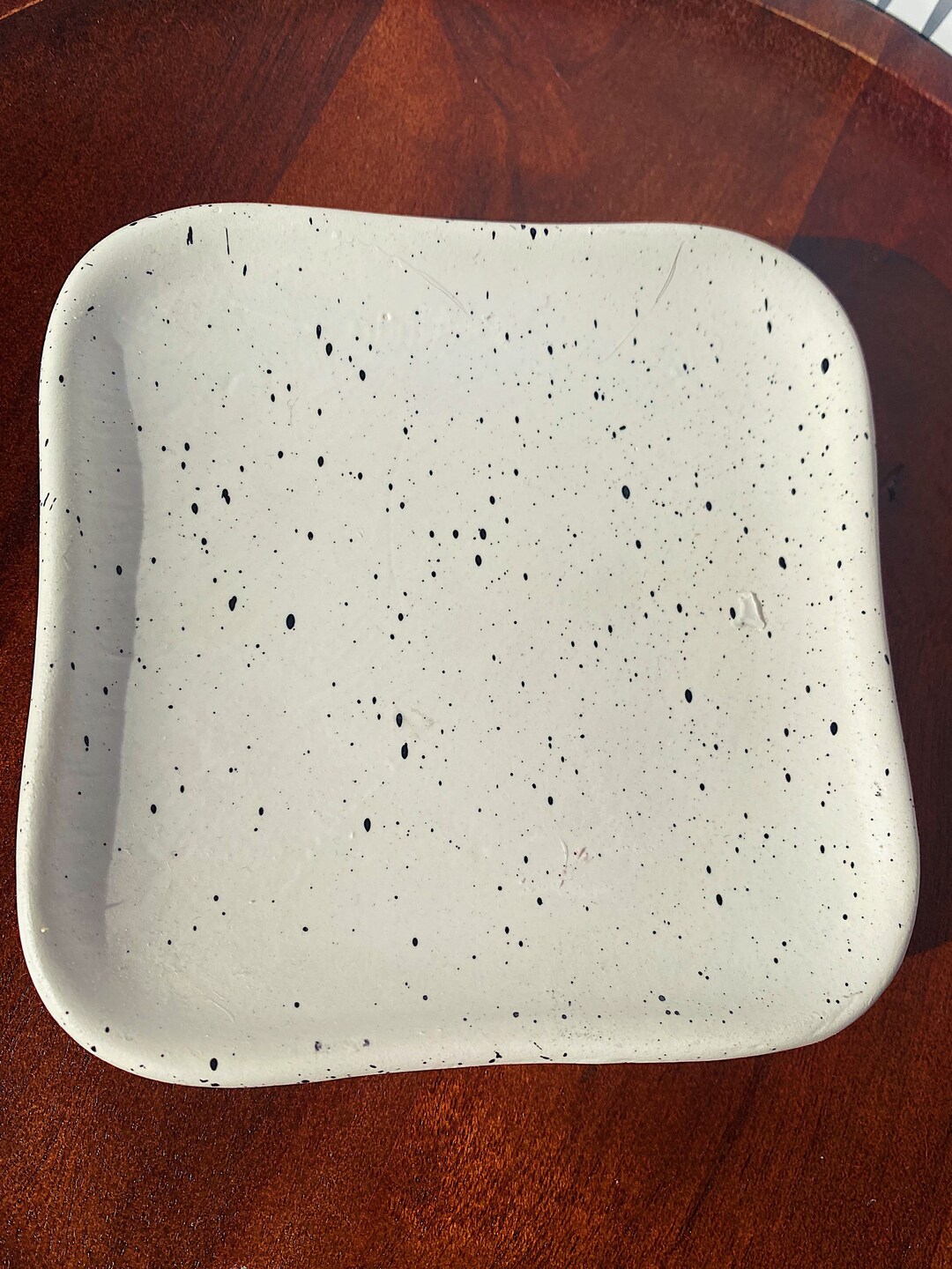 Speckled Burning Plate - Etsy