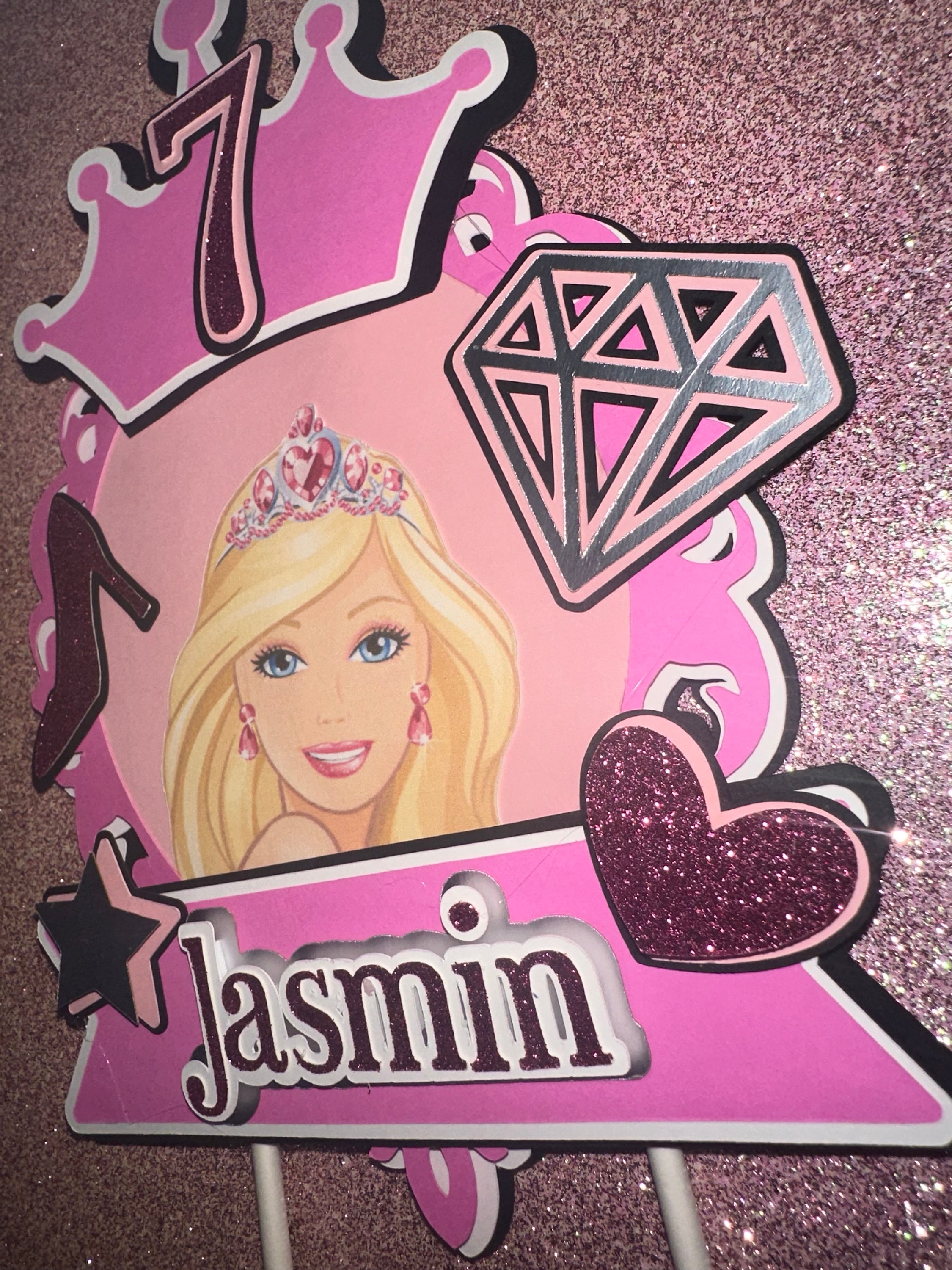 Doll Inspired Cake Topper , Personalized With Name and Age - Etsy