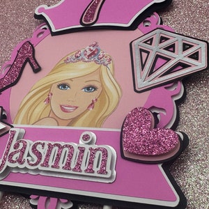 Doll Inspired Cake Topper , Personalized With Name and Age - Etsy