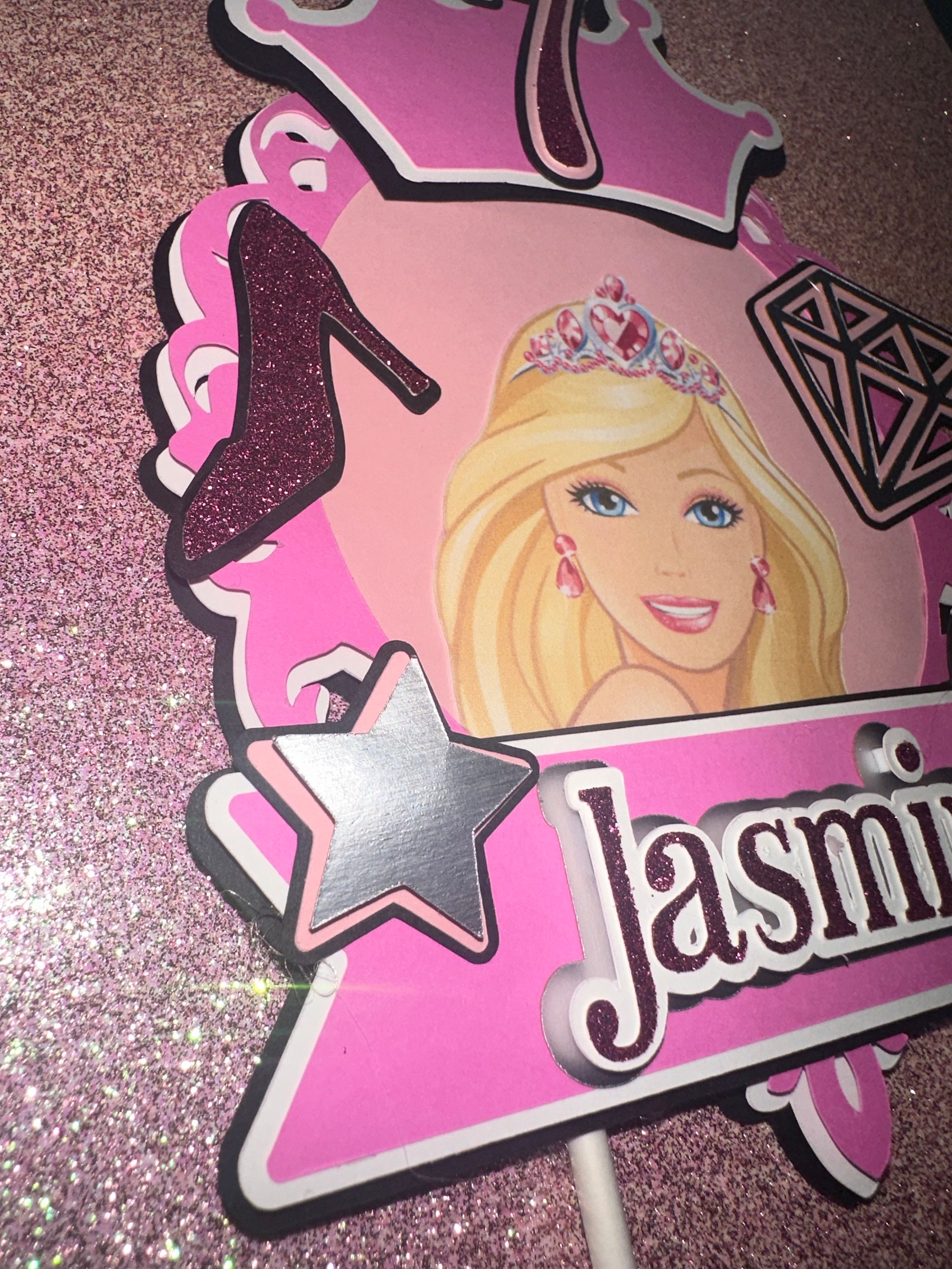 Doll Inspired Cake Topper , Personalized With Name and Age - Etsy