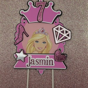 Doll Inspired Cake Topper , Personalized With Name and Age - Etsy