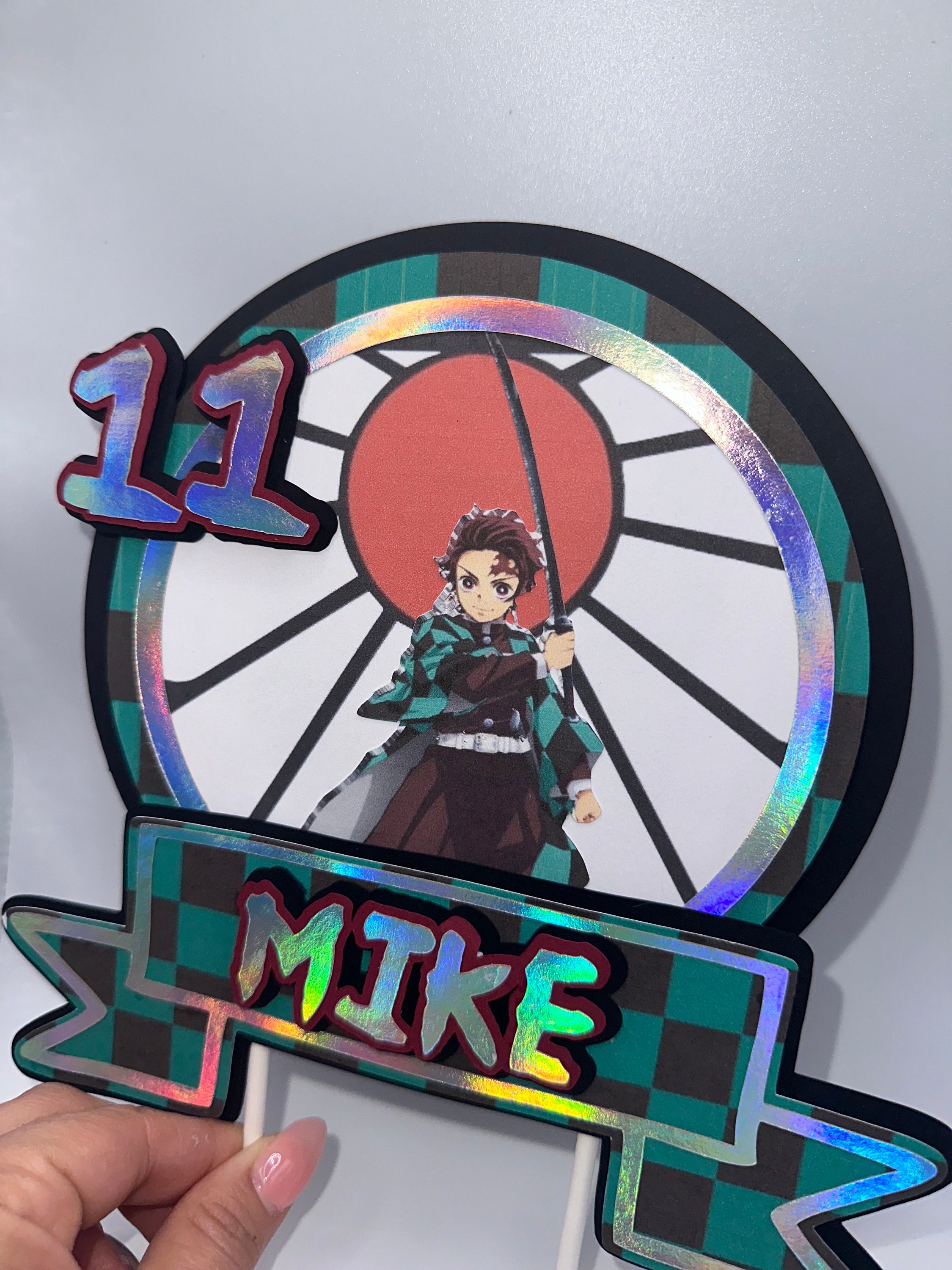 Personalized 3D Cake Topper, Anime Cake Topper, Manga Cake Topper, 3D ...