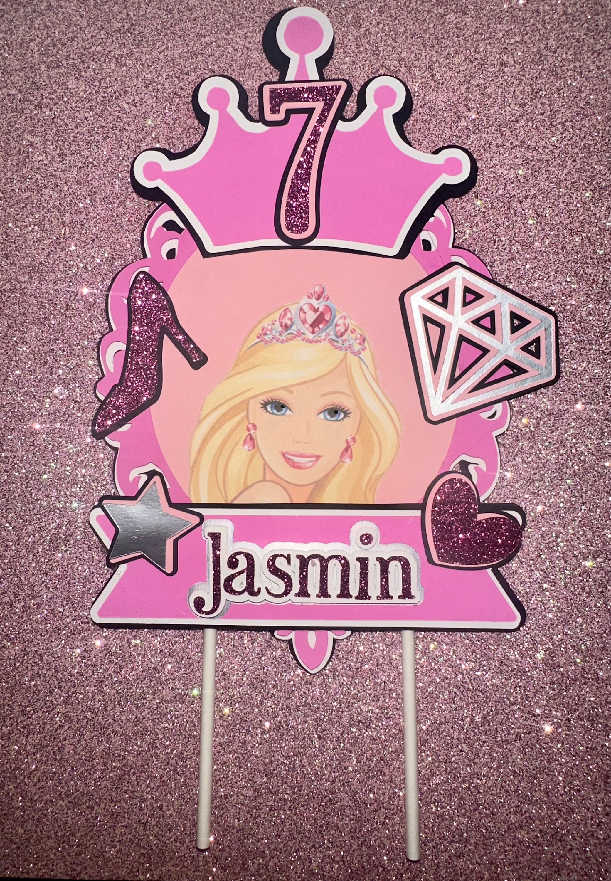 Doll Inspired Cake Topper , Personalized With Name and Age - Etsy