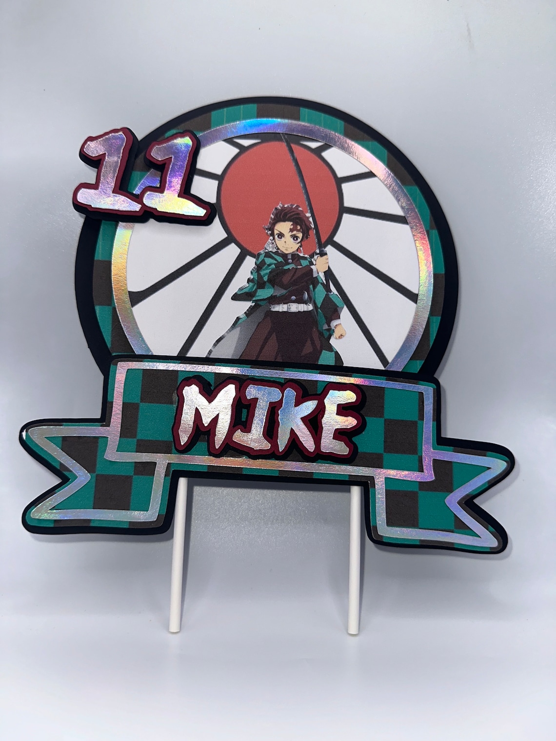 Personalized 3D Cake Topper Anime Cake Topper Manga Cake - Etsy