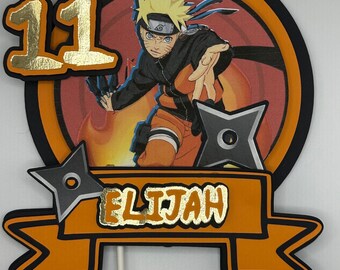 Personalized 3D Cake Topper Anime Cake Topper Manga Cake - Etsy