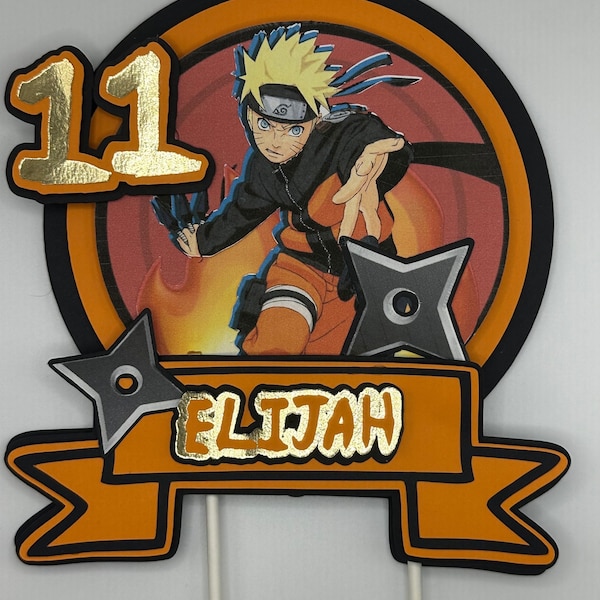 Naruto Cake Decorations - Etsy