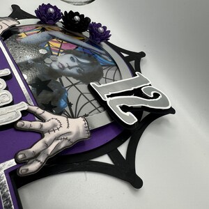 Wednesday Inspired Shaker Cake Topper: Addams Theme Party - Etsy