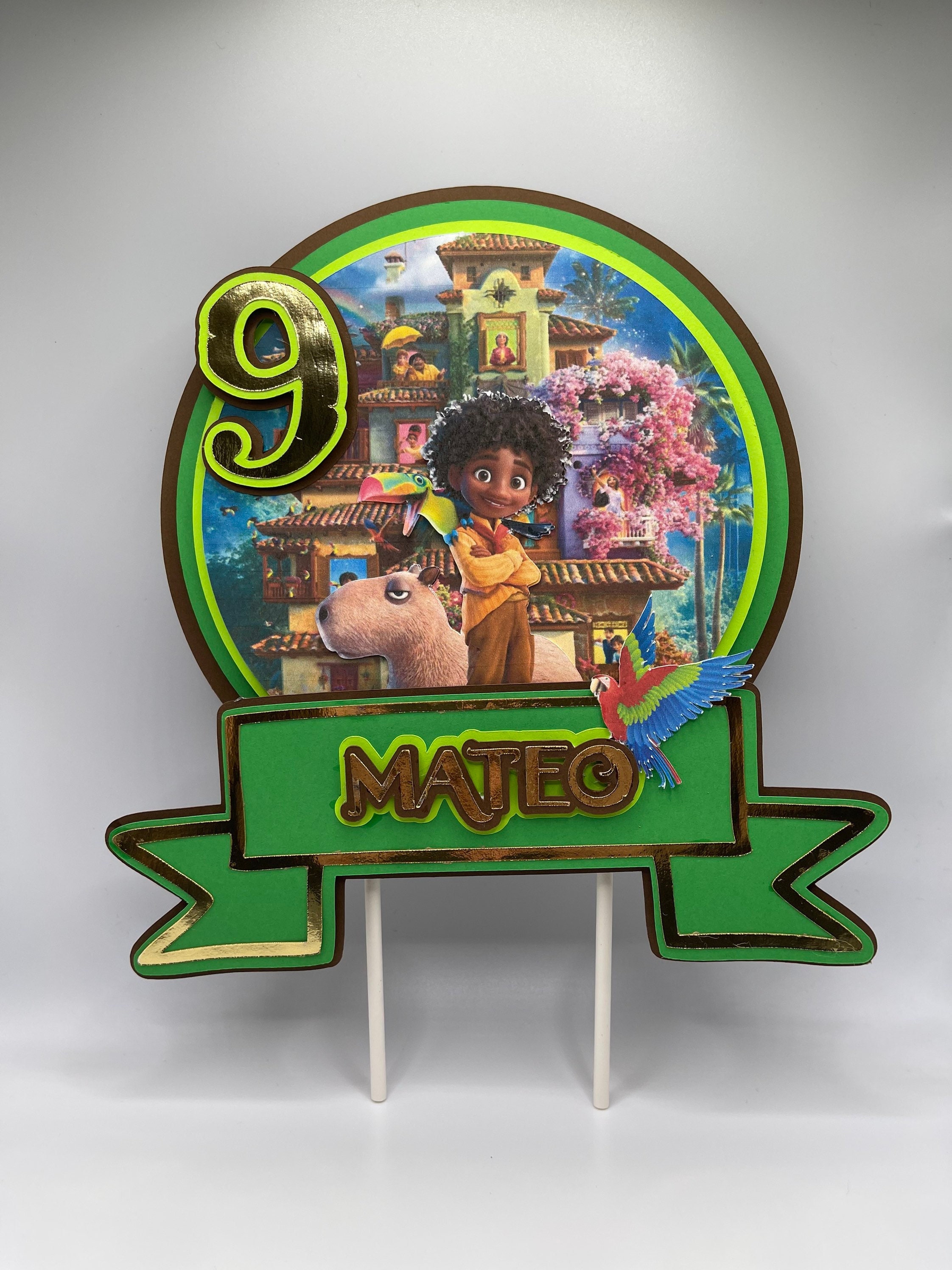 Encanto Inspired Personalized 3D Encanto’s Antonio Cake Topper - Etsy