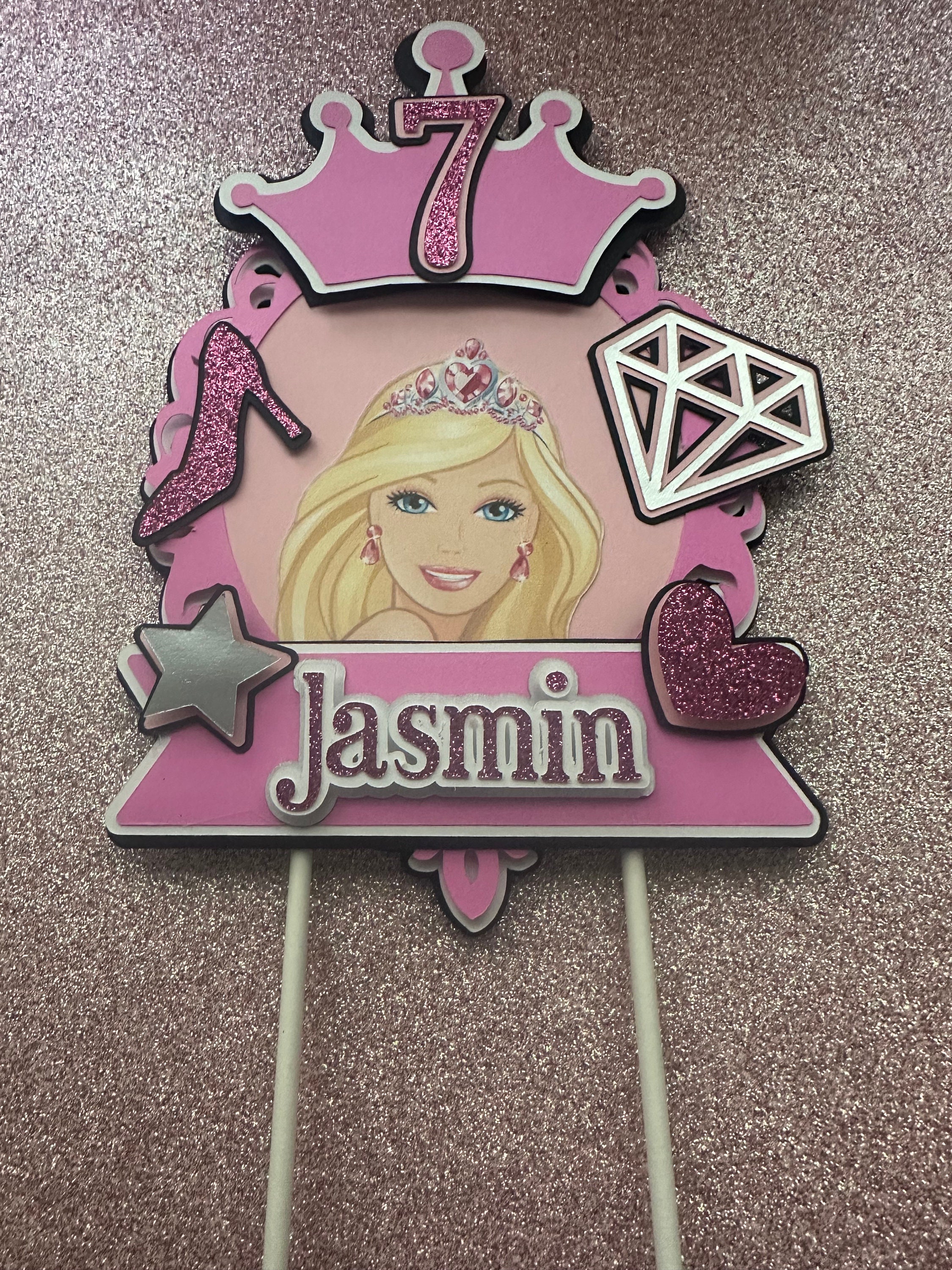Doll Inspired Cake Topper , Personalized With Name and Age - Etsy