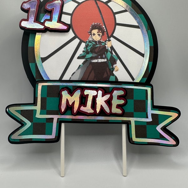 Demon Slayer Cake - Etsy