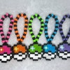 Large PLUR Hands Perler Kandi Necklace, Rave Necklace, Perler Art - Etsy