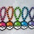 Large PLUR Hands Perler Kandi Necklace, Rave Necklace, Perler Art - Etsy