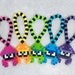Kandi Perler Splatoon Squid Bracelet, Kandi Kid, Rave Jewelry, Colorful ...