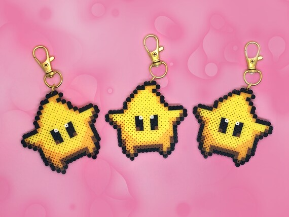 Mario Luma Perler Bead Charm Fuse Bead Art - Etsy