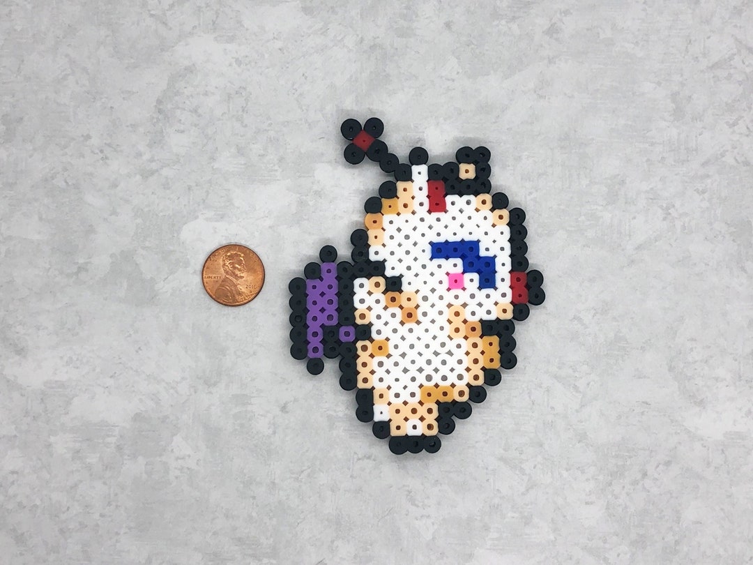 Final Fantasy Moogle Perler Bead Art, Fuse Bead Art - Etsy