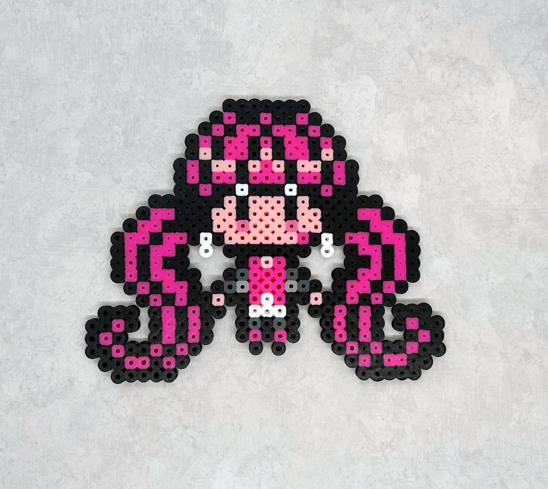 Cute Vampire Girl Perler Bead Art, Fuse Bead Art - Etsy