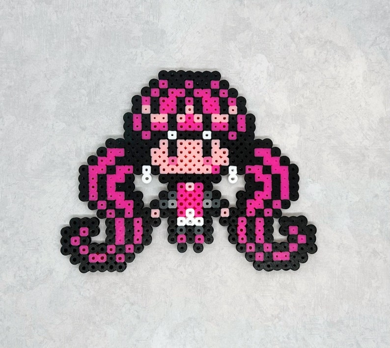 Cute Vampire Girl Perler Bead Art, Fuse Bead Art - Etsy