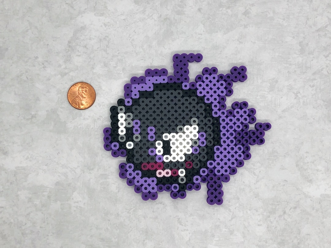 Pokemon Gastly Perler Bead Art Fuse Bead Art - Etsy