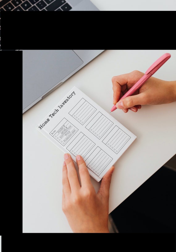 Home Technology Inventory Sheet Printable - Etsy