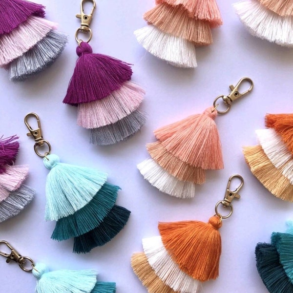 Tassel Keychain - Etsy