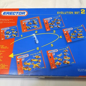Vintage Erector Evolution Set 2 Incomplete for Parts 1990s - Etsy
