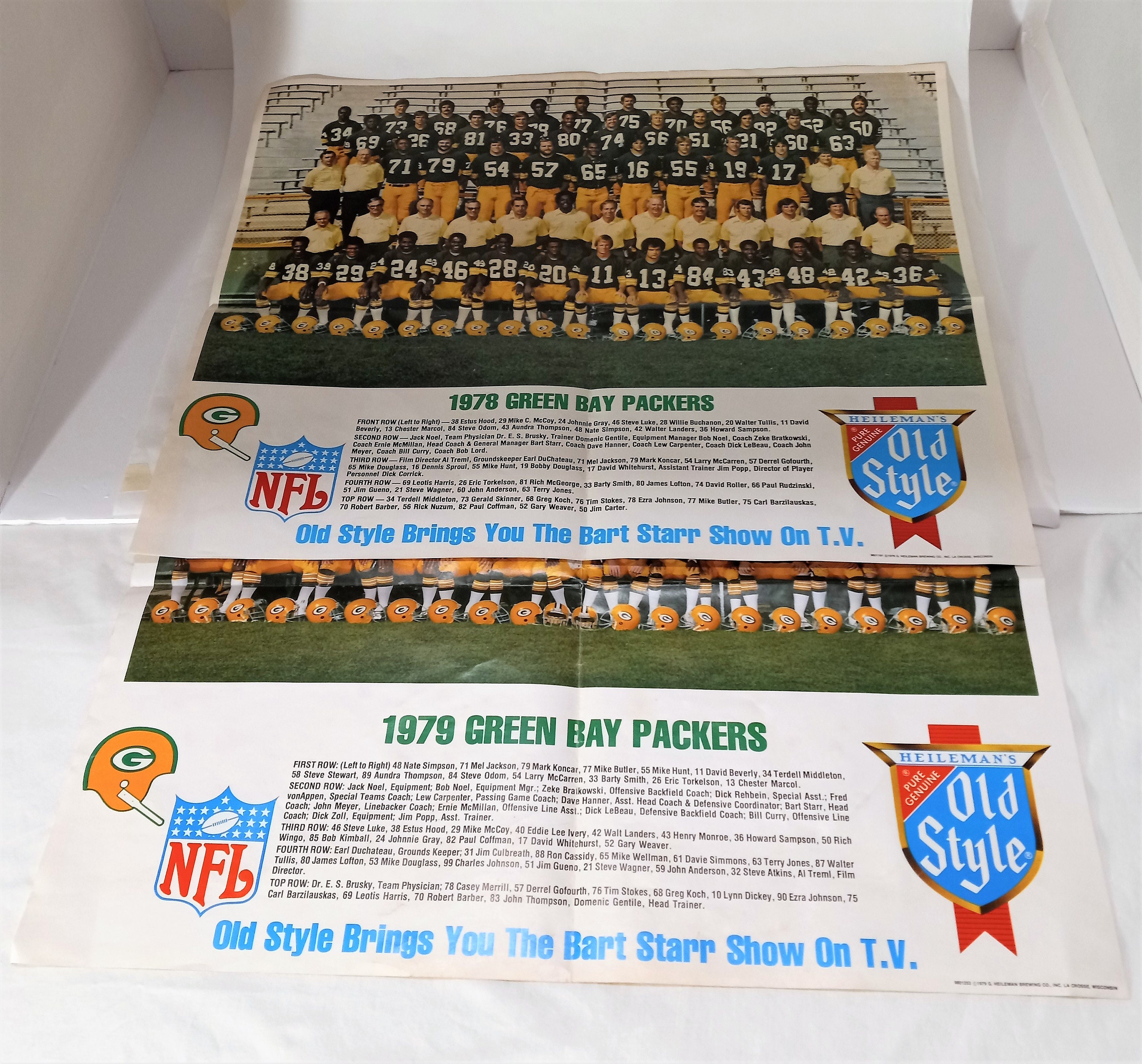 1978 & 1979 Green Bay Packers Team Posters - Etsy