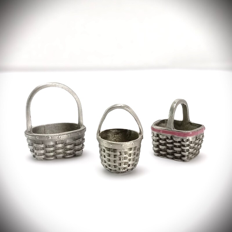 Pewter Mini Ornaments - Etsy