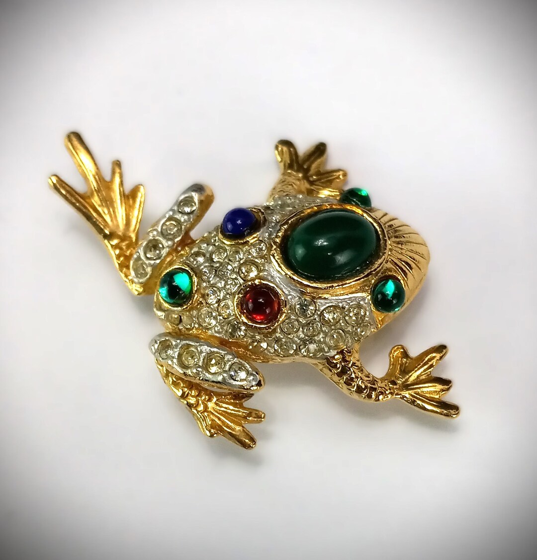 Sphinx Little Frog Pin/brooch, Out for a Stroll... - Etsy