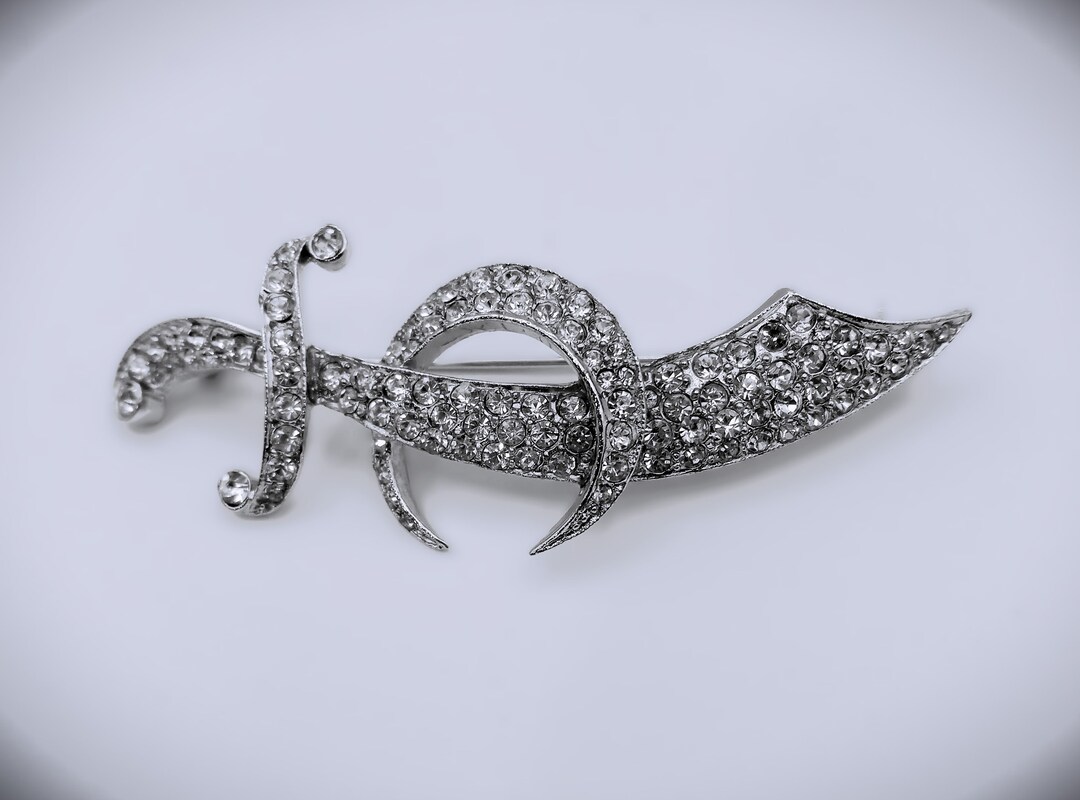 Vintage Masonic Sword & Crescent Moon Brooch (please Read) - Etsy