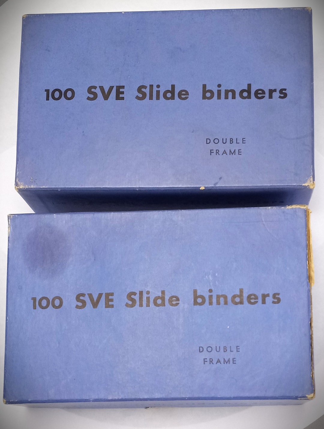 Vintage SVE Slide Binders: Double Frame, Glass & Paper (2 Boxes) - Etsy