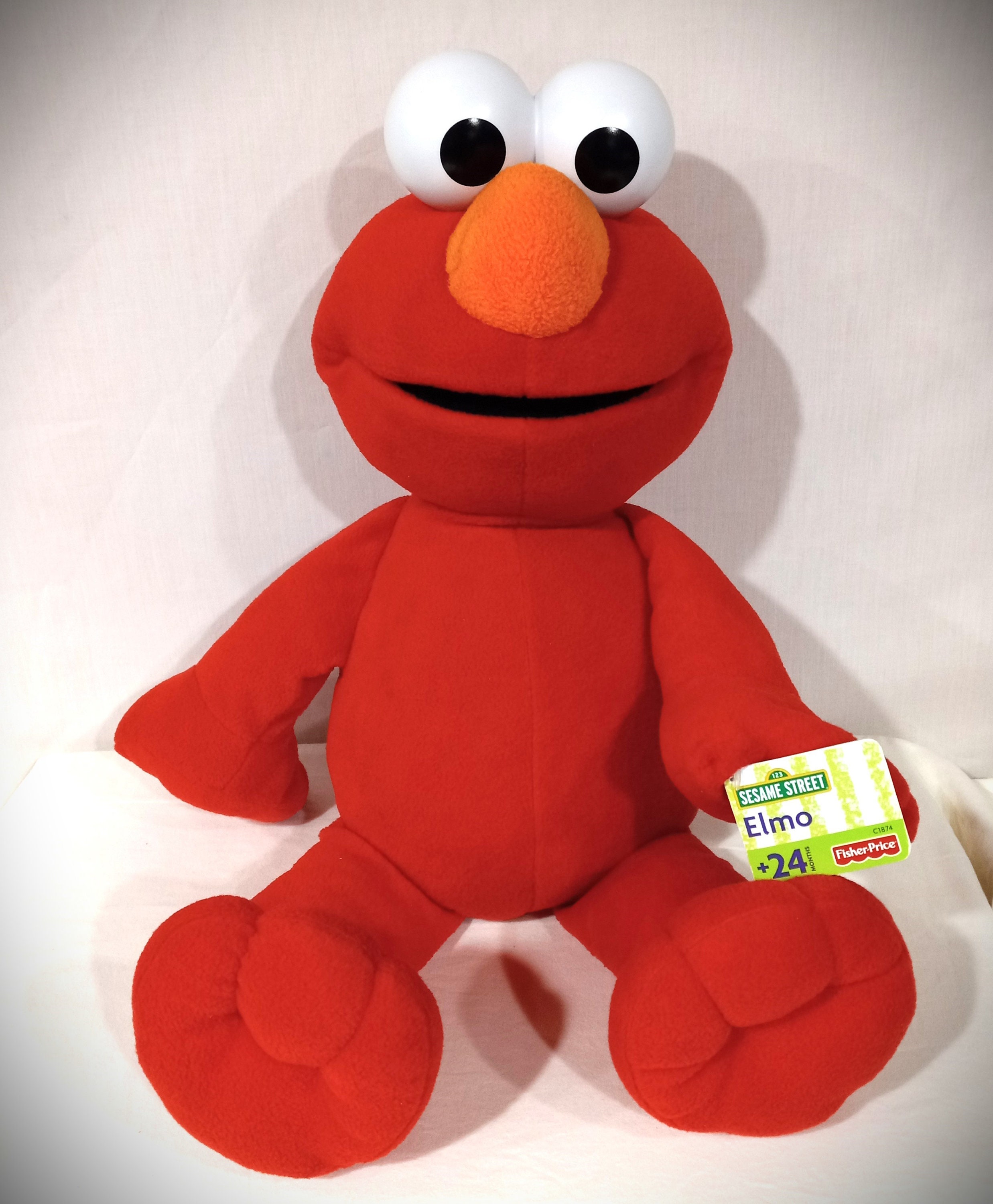 Vintage 'elmo' 24 Inches 2003 'like New' With Tags - Etsy