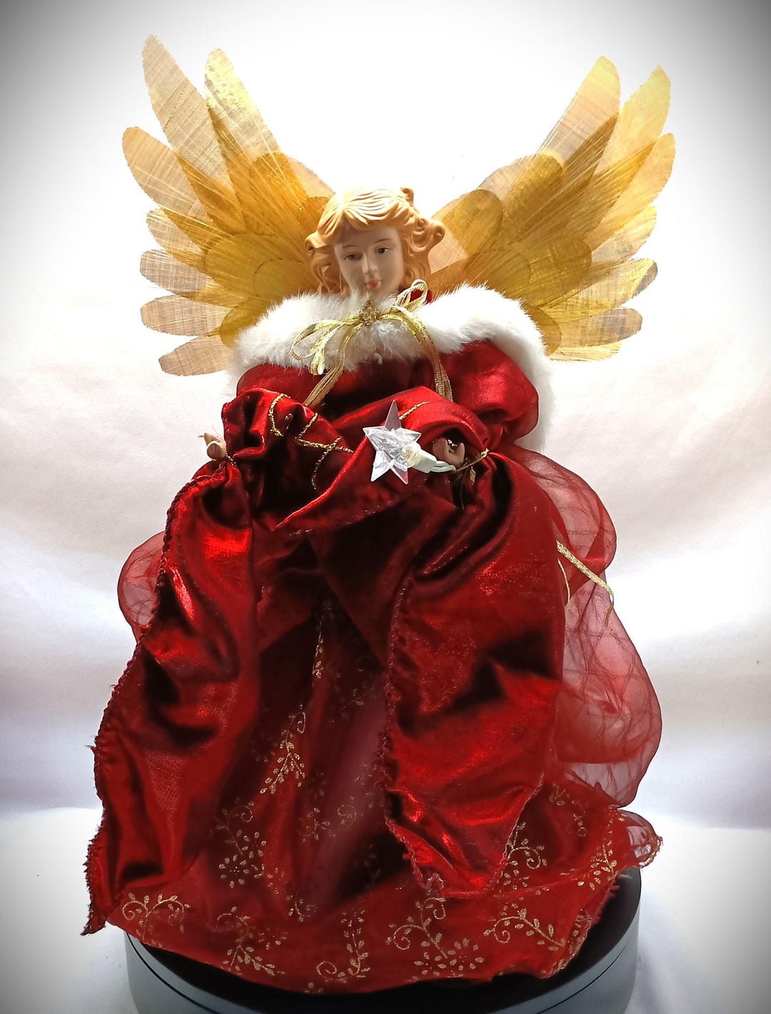 Tree Top 4 Christmas Angels for Parts, Crafts, Fixing Etc. - Etsy