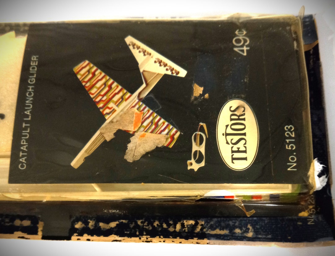 Testors Free Flier Glider 1973 Rubber Band Type #5123 - Etsy