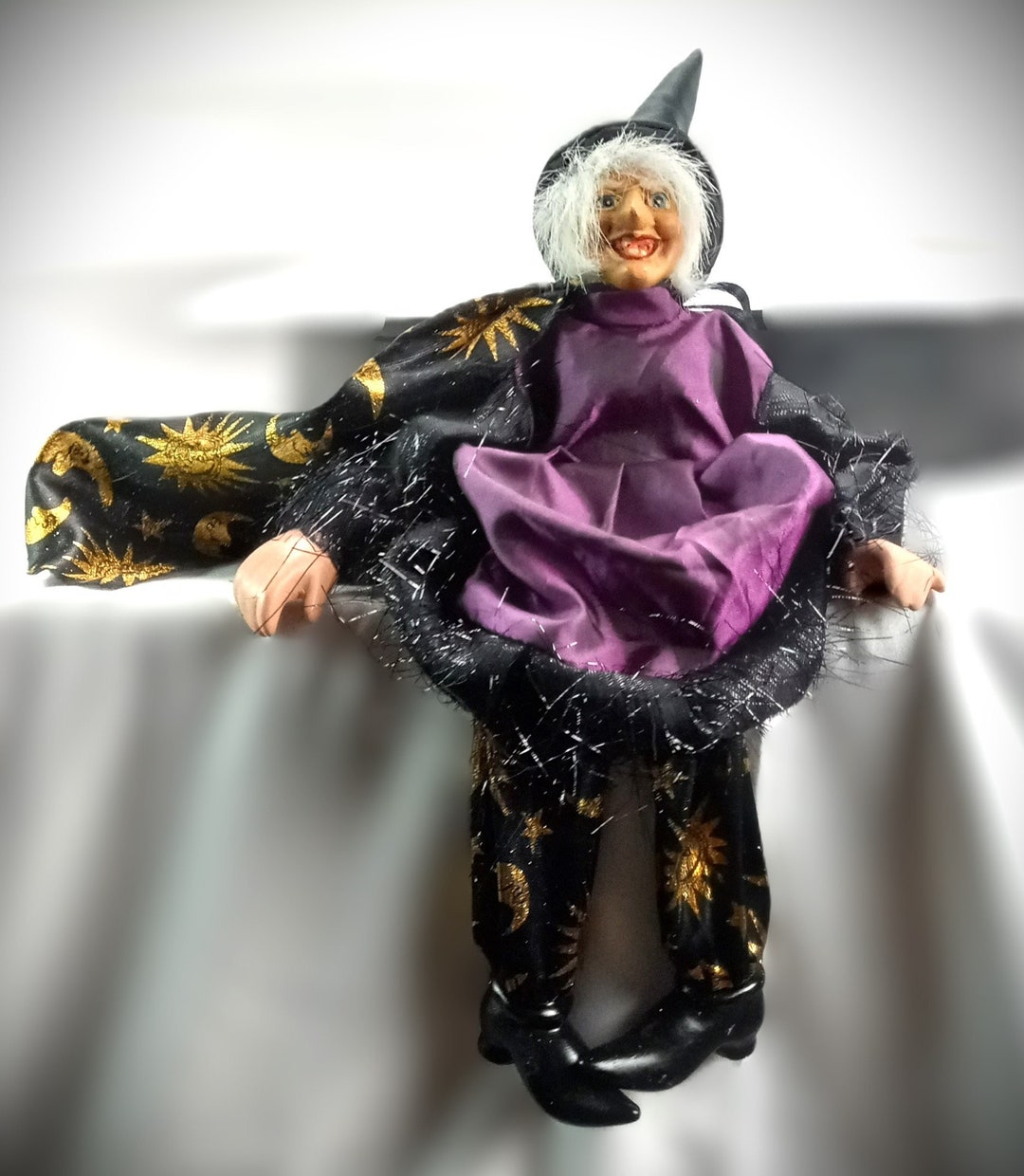 Witch! Loose Limbs Dangling Witch, Hanging, Shelve Sitter, Ganz Brand ...