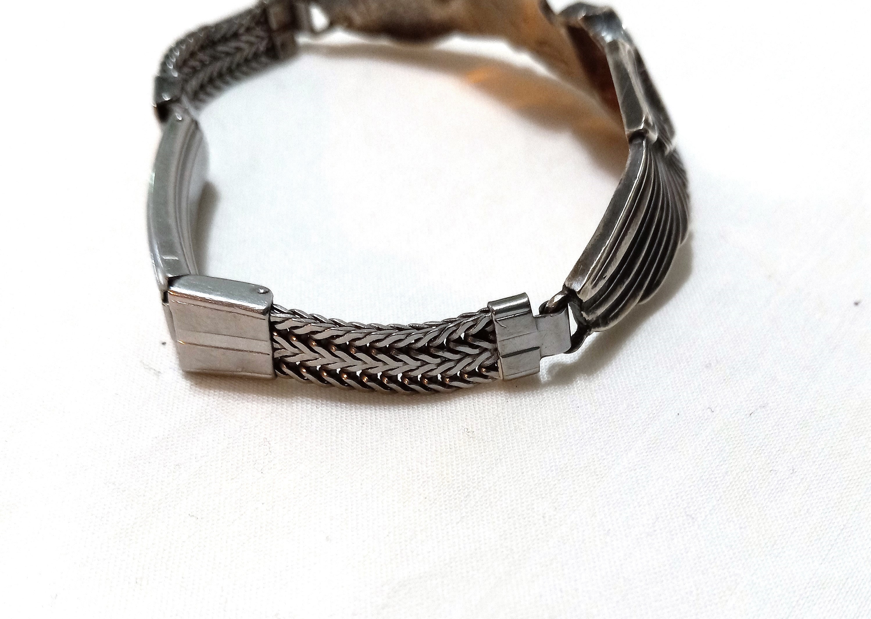 WW2 Pilot's Wings Sterling Silver Sweetheart Bracelet - Etsy