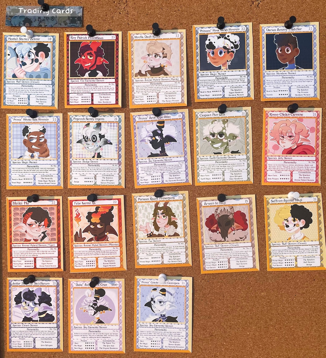 Zorua Character Trading Cards (8 Random per Pack) - Etsy