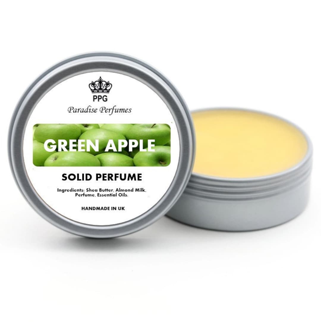 Green Apple Solid Perfume: Handmade Alcohol-free Fragrance Balm - Etsy